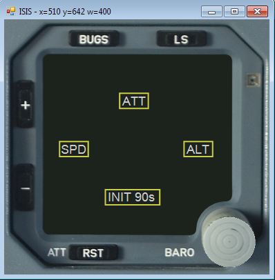 Integrated Standby Instrument System | A320 Simulator