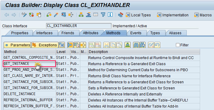 How To Find Badi Or Exit In Standard Sap Transaction Abap Cookbook Largest Directory Of Abap