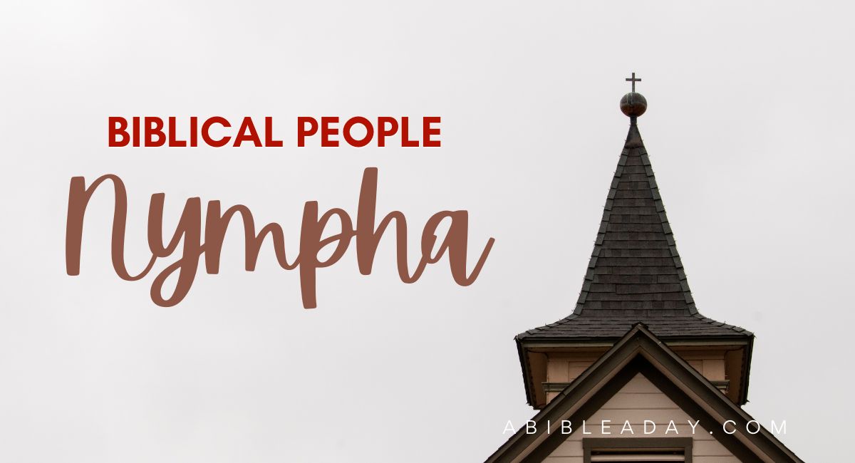 Biblical People: Nympha | Women in the Bible
