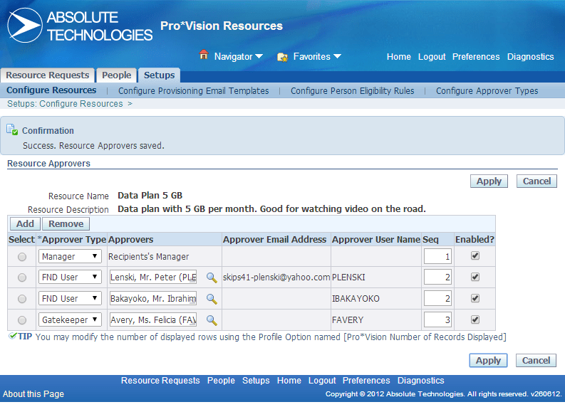 Self Service Provisioning for E-Business Suite | Absolute Technologies