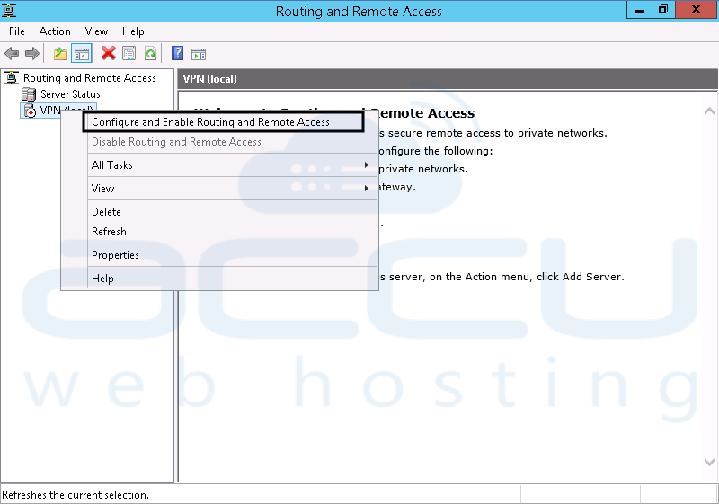 How To Install Vpn Using Rras Remote And Routing Access Windows Vps Hosting Blog Accuweb