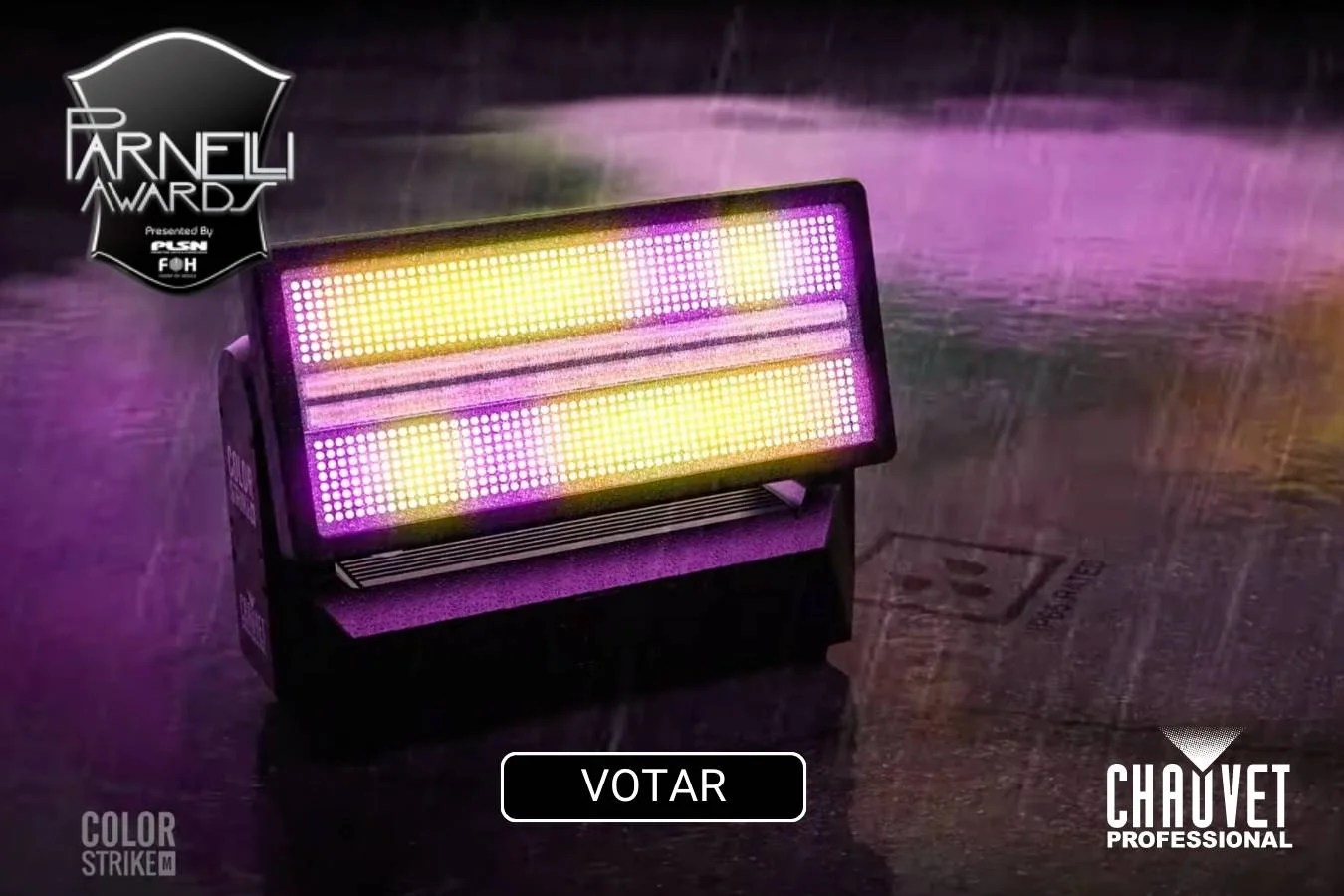Color Strike M de CHAUVET Professional nominado a los Parnelli Awards ...