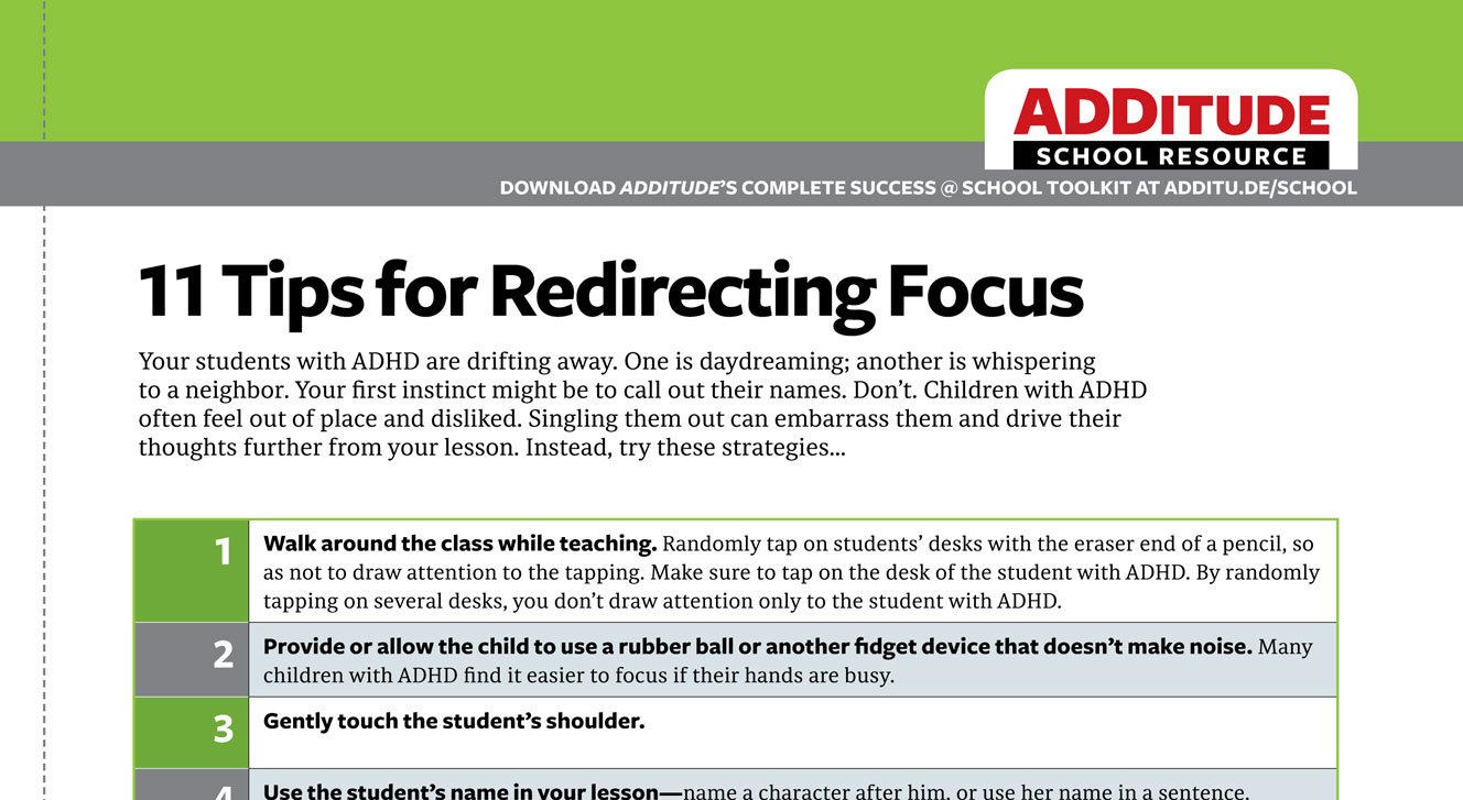 Redirect Focus In The Classroom ADHD School Resource For Teachers redirect-focus-in-the-classroom-adhd-school-resource-for-teachers