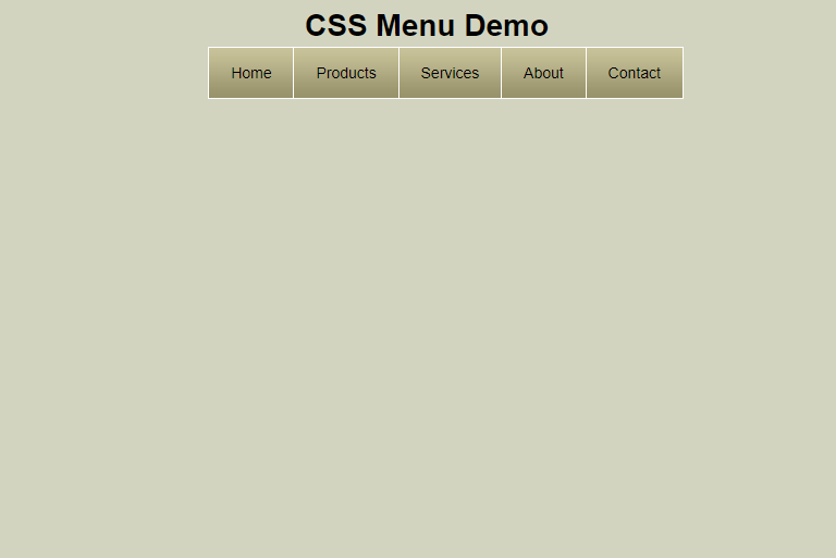 Creating an Animated CSS3 Horizontal Menu - admixweb