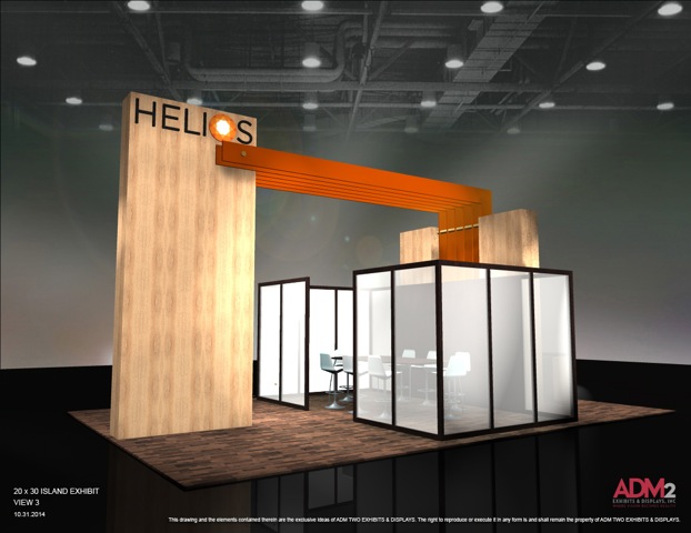 Award winning trade show booth design - venturexaser