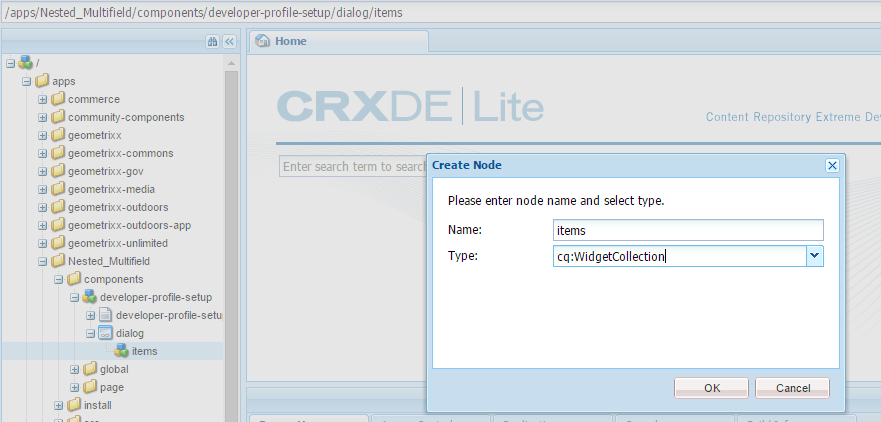 Aem Create A Nested Multi Field Cq Dialog Widget Aem Cq5 Tutorials