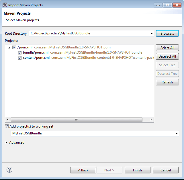Create OSGI Bundle in AEM – AEM CQ5 Tutorials