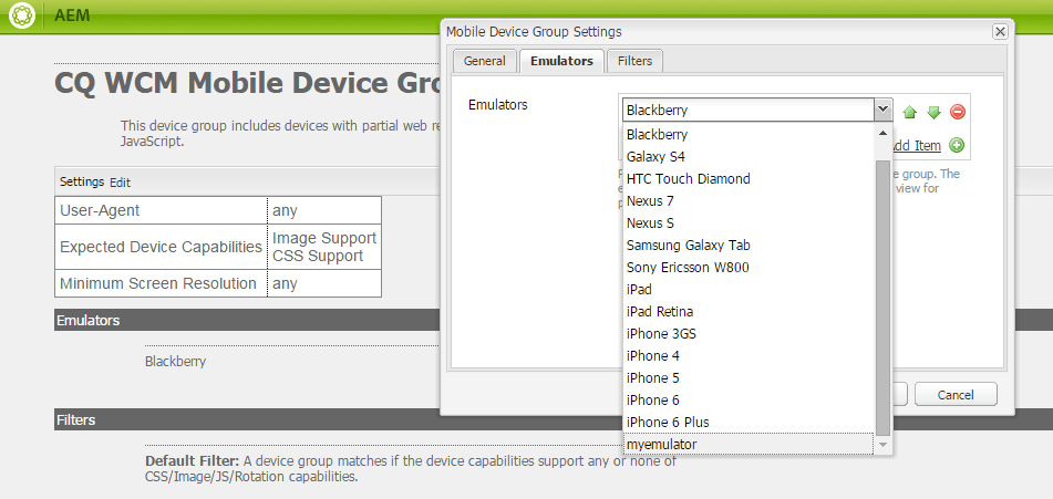Create Custom AEM Mobile Emulator – AEM CQ5 Tutorials