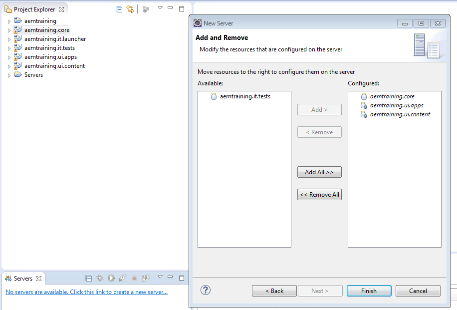 Configure AEM Plugin for Eclipse – AEM CQ5 Tutorials