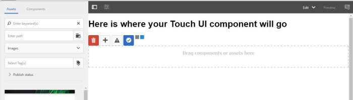 Create Touch Ui Component Using Coral Ui Aem Aem Cq5 Tutorials