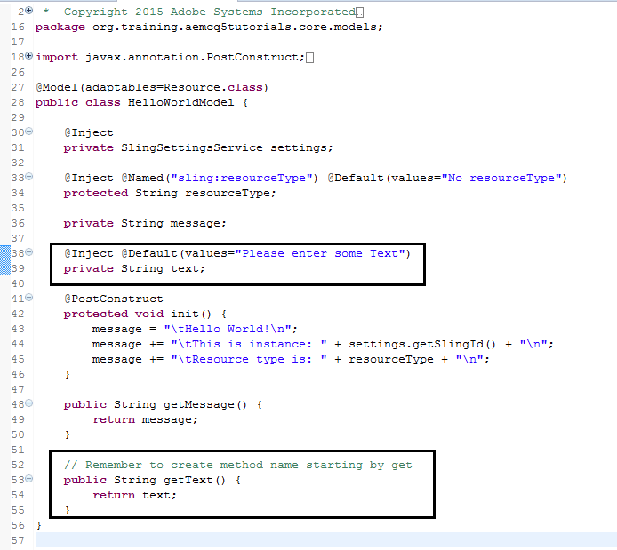 Use Sling Model With Sightly In Aem Aem Cq5 Tutorials