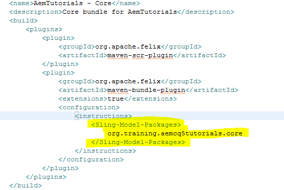 Use Sling Model with Sightly in AEM – AEM CQ5 Tutorials