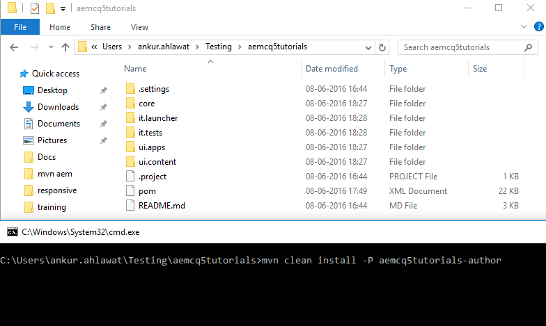 Create Aem Multi Module Project Using Eclipse Aem Cq5 Tutorials 1156
