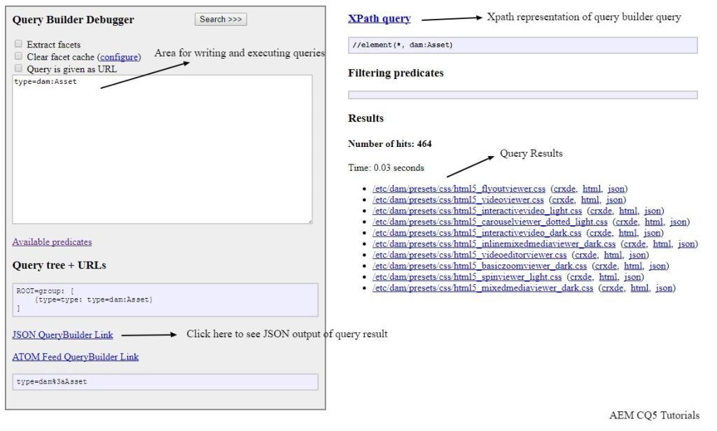 AEM Query Builder : Comprehensive Guide – AEM CQ5 Tutorials