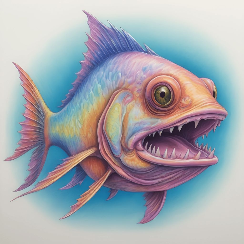 Vibrant Fantasy Fish Art Free Download Ai Scribbles