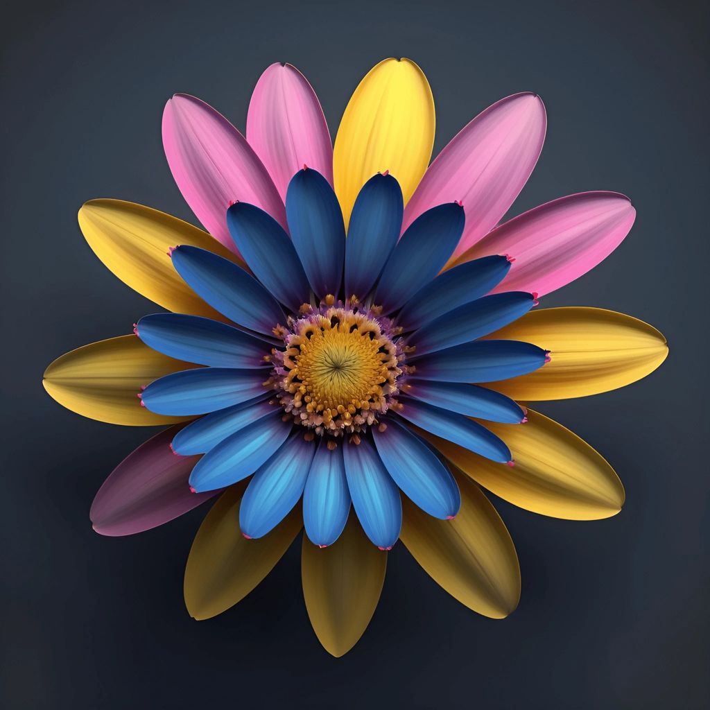 Colorful Digital Flower Arrangement Free Download Ai Scribbles
