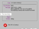 Sql Error 8152 Sqlstate 22001 Alfintech Computer