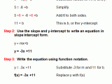 Solving A Linear Function
