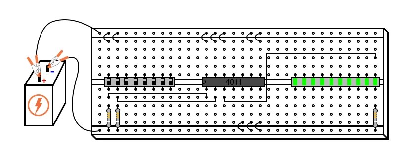 Integrated Circuit Digital Logic Gates