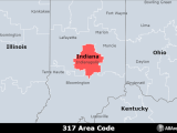 317 Area Code Location Map Time Zone And Phone Lookup