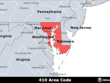 410 Area Code Location Map Time Zone And Phone Lookup