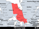 705 Area Code Location Map Time Zone And Phone Lookup