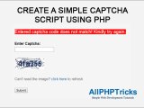 Create A Simple Captcha Script Using Php All Php Tricks