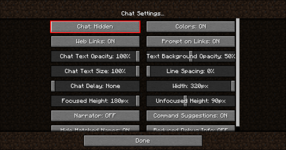 How To Disable Chat In Minecraft All Versions How To Disable Chat In Minecraft All Versions