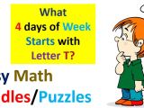 Easy Math Riddles Puzzles With Answers Pdf Download