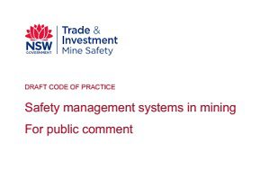Public comment sought on draft mining codes of practice - Australasian ...