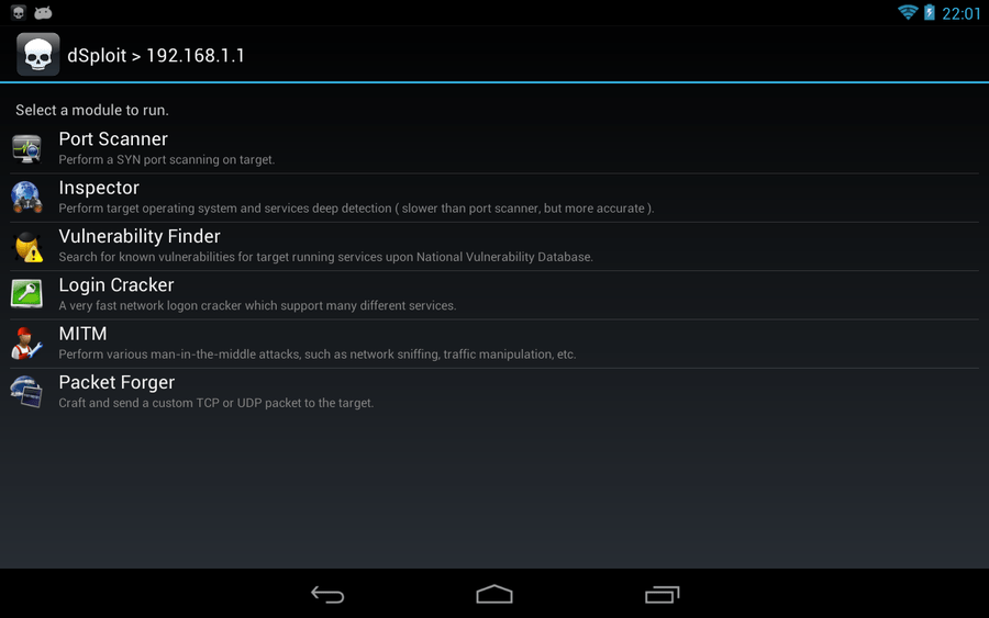 dSploit – Android Network Penetration Suite – Andrea Draghetti