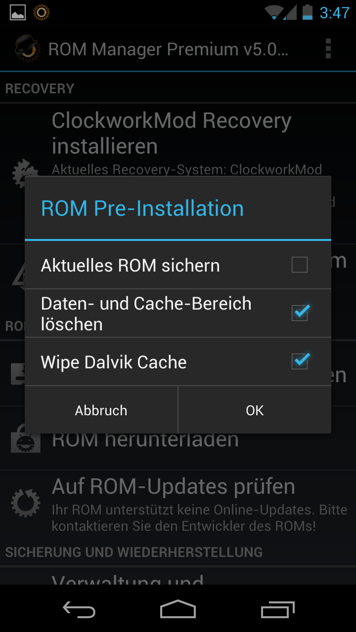 Custom Roms mit ROM Manager (Premium) installieren - Androidmag
