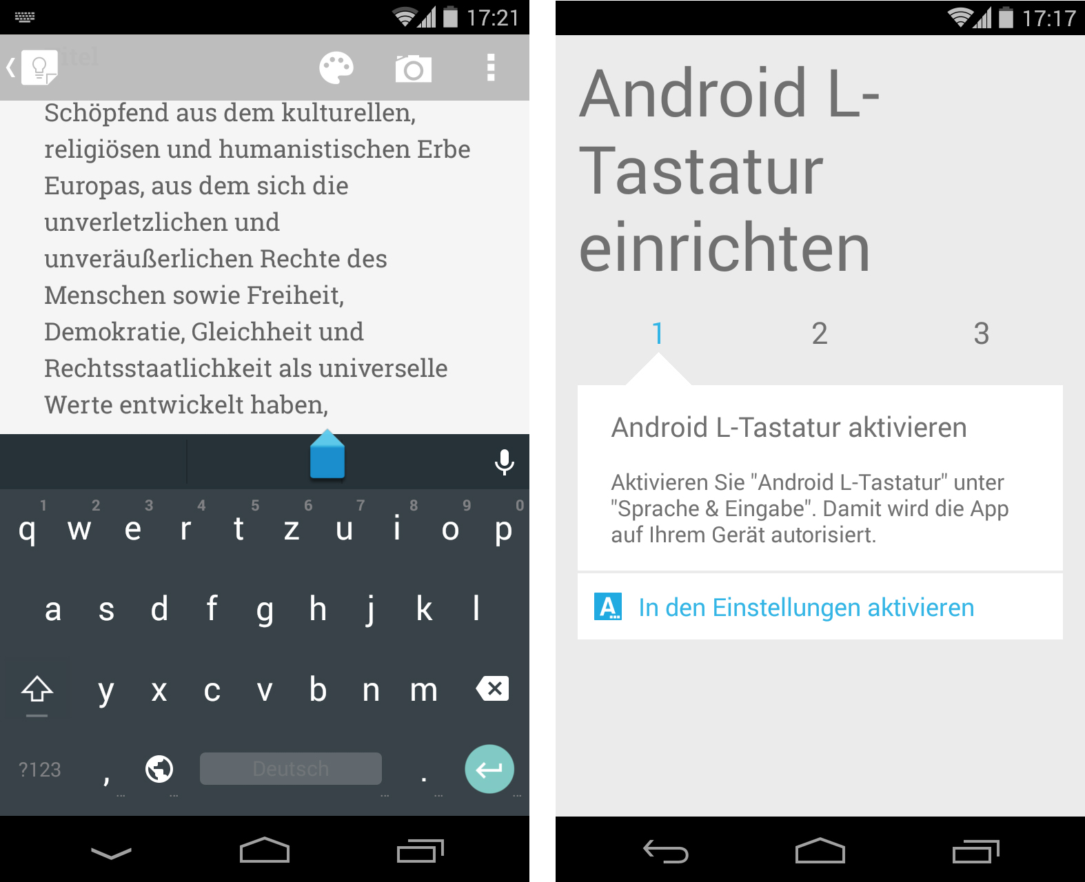 Android L Keyboard - Androidmag