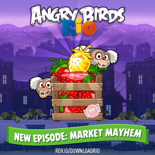 Angry birds Rio gets the Market Mayhem update, bringing new levels ...