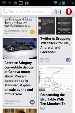 Opera's new WebKit based browser hits the Play Store. (Beta) – AndroidPure
