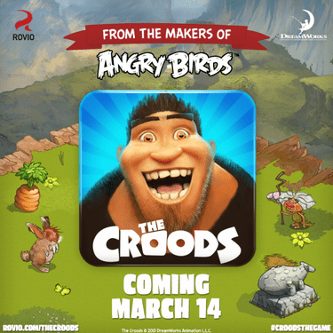 Rovio & DreamWorks Animation team up for a free game: The Croods ...