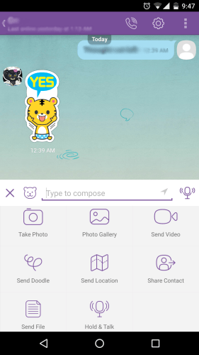 Viber for Android now lets you send files to your friends, delete ...