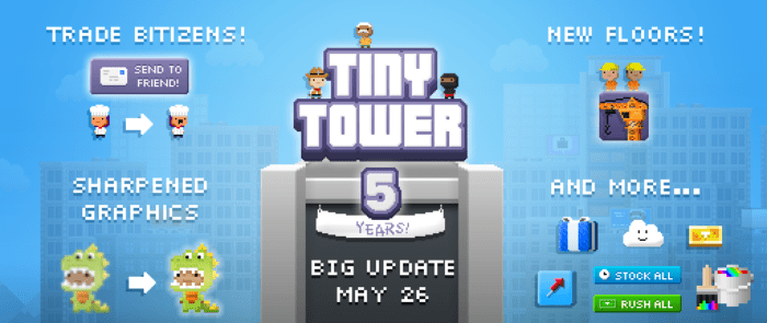 Tiny Tower will return to Android on May 26th with a big update ...
