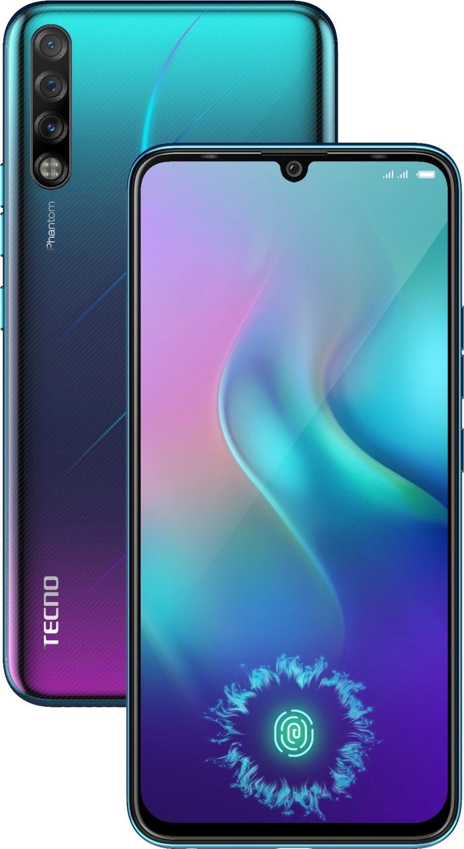 TECNO Phantom 9 with AMOLED display, triple cameras, in-display ...