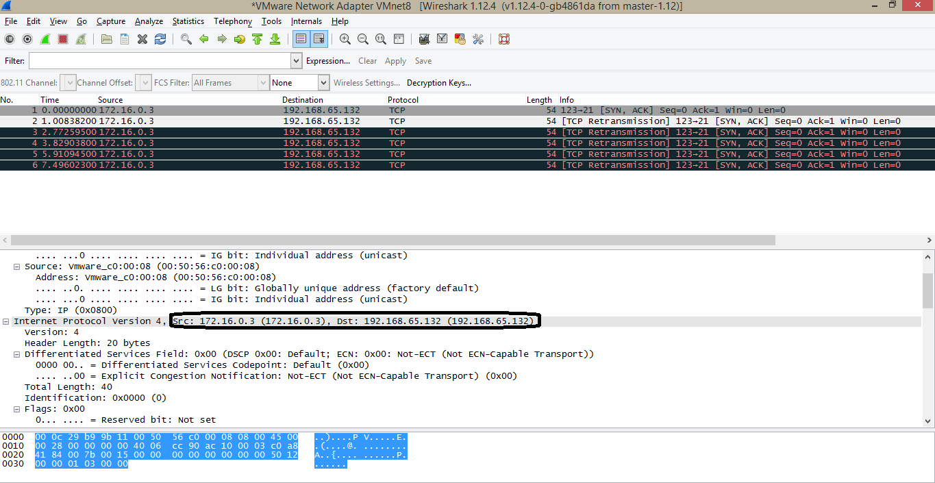 Spoofing The IP address:Engage Packet Builder usage – Anonhack