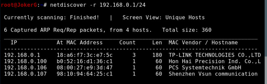 Part 1: Finding the IP address of your Victim in your VirtualBox ...