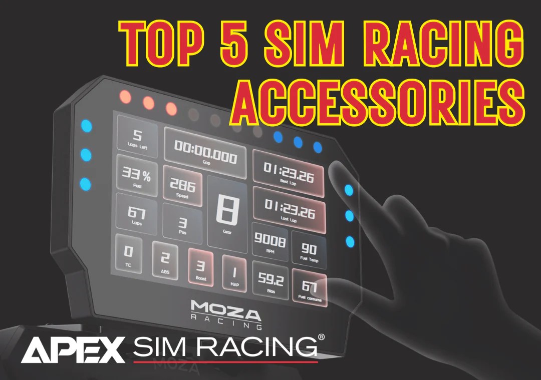 Sim Racing Accessories Our Picks For The Top 5 Must Haves Apex Sim