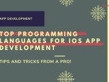 Top Programming Languages For Ios App Development Appslure