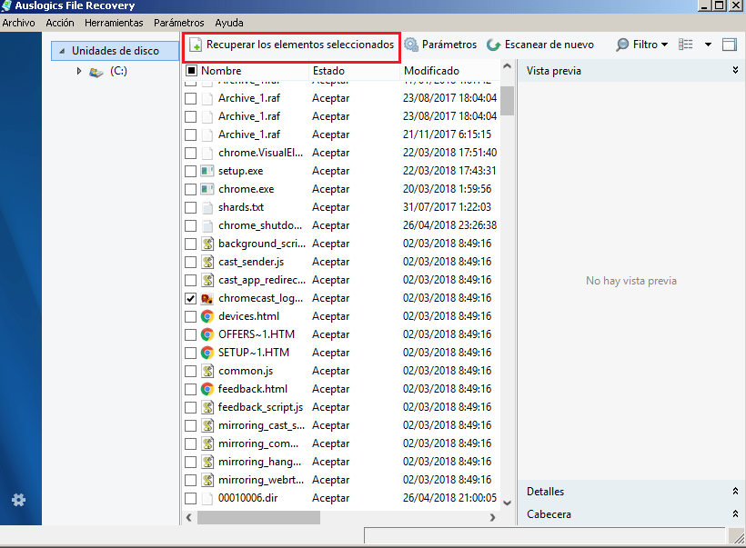 Auslogics File Recovery - Descargar Gratis para PC