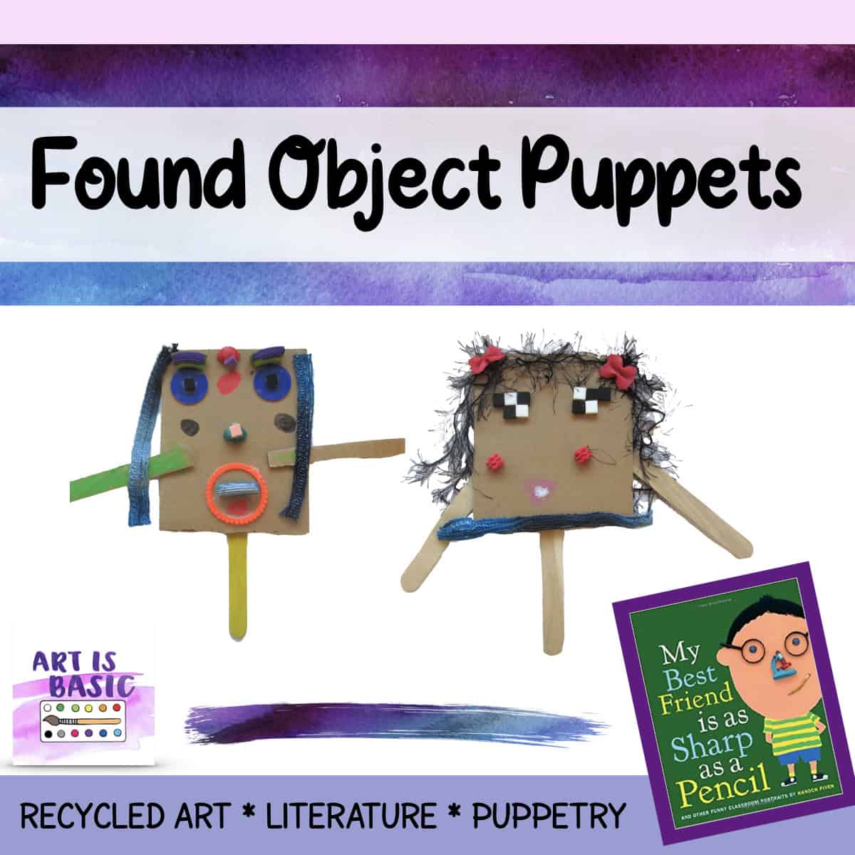 Found Object Puppets – Art is Basic | An Elementary Art Blog