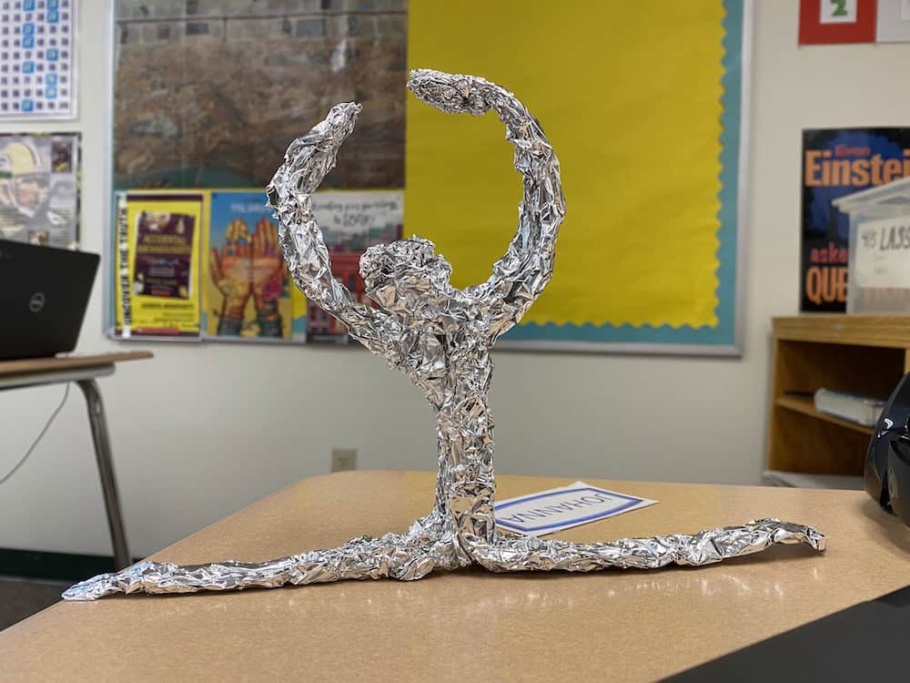Tinfoil Figure Sculpture – Art is Basic | An Elementary Art Blog