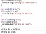 How To Check If A String Is Empty Null Undefined In Javascript
