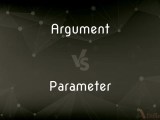 Argument Vs Parameter What S The Difference