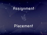 Assignment Vs Placement What S The Difference