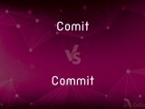 Comit Vs Commit Which Is Correct Spelling